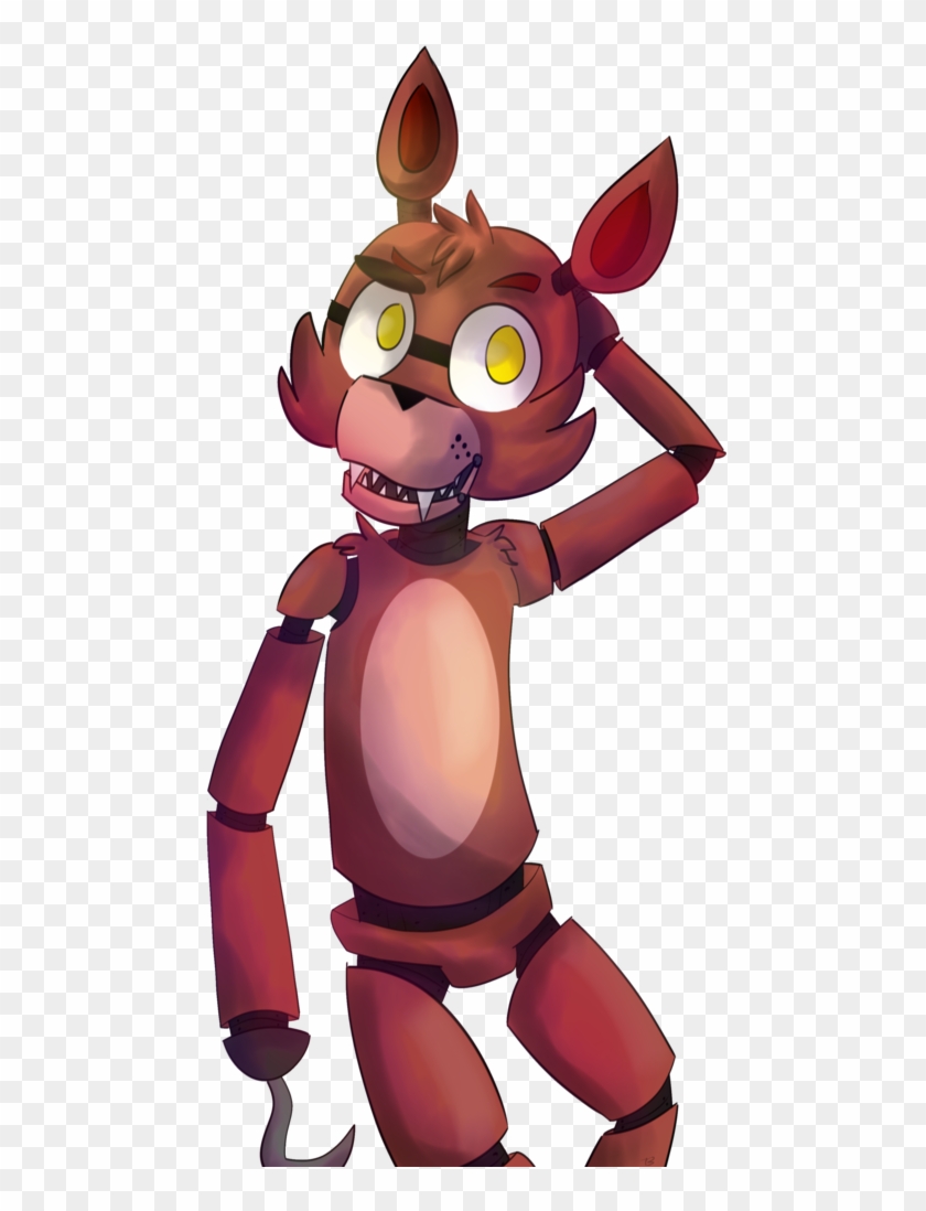 Foxy Shaded By Frevee - Cartoon - Full Size PNG Clipart Images Download