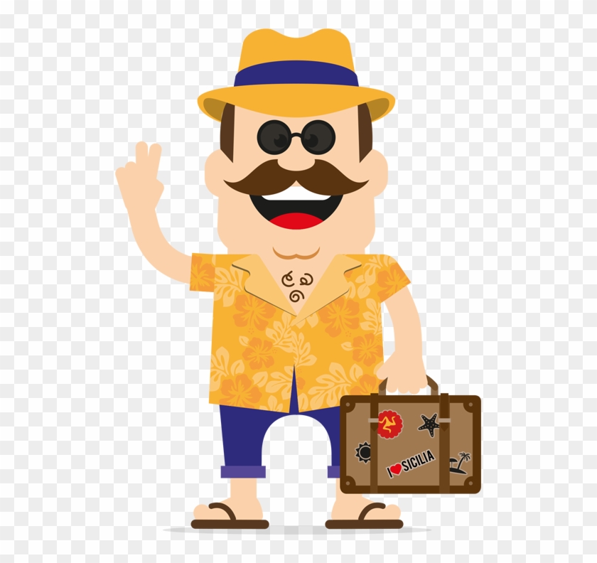 Tour Guide Cartoon Transparent - Full Size PNG Clipart Images Download