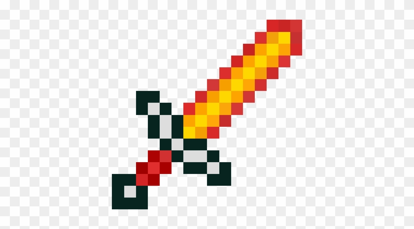 Fire Sword - Iron Sword Png Minecraft - Full Size PNG Clipart Images ...
