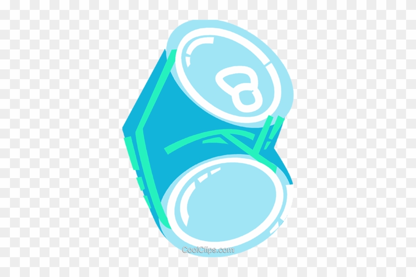 Crushed Can Royalty Free Vector Clip Art Illustration - Circle - Full ...