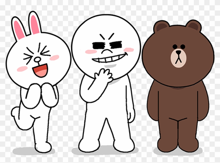 Upload1 Brown Cony M - Official Line Friends Mascot Stamp Figurine ...