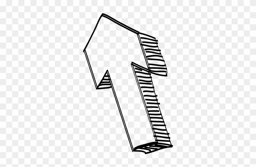 Line Drawing Arrow - Drawing - Full Size PNG Clipart Images Download