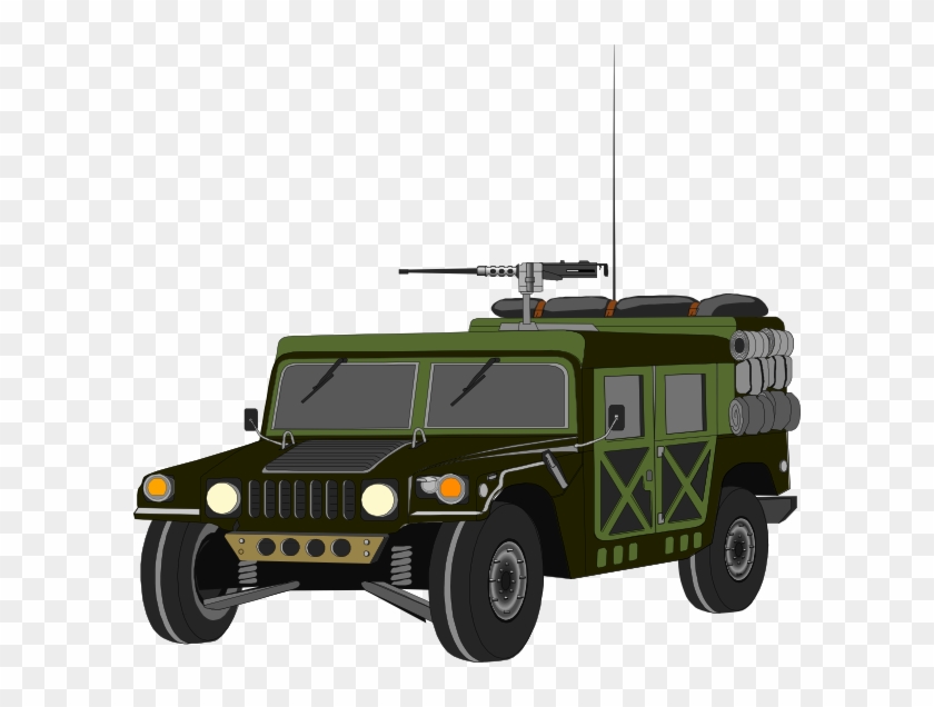 Hummer Improvised Clip Art At Clker - Humvee Transparent - Full Size ...