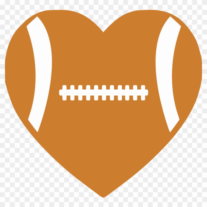 Football Heart - Heart - Full Size PNG Clipart Images Download