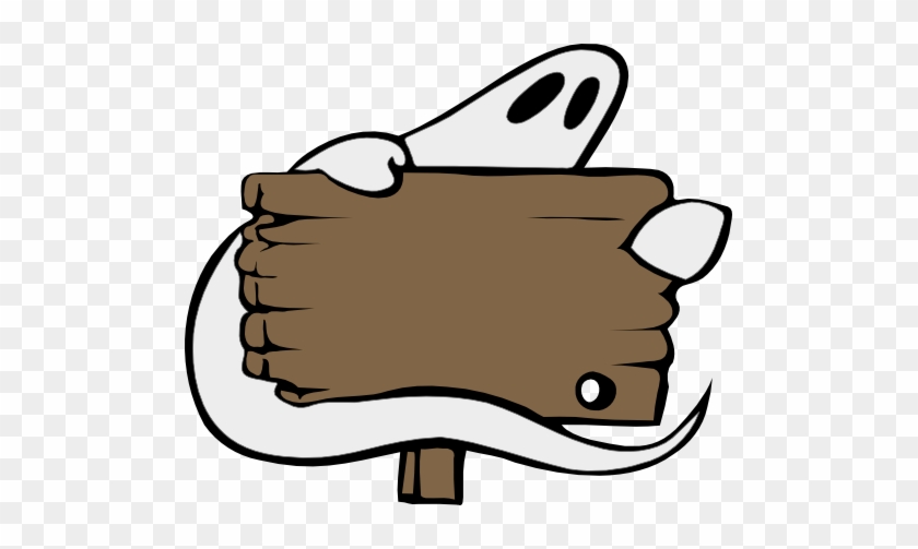 Ghost Sign - Ghost Clip Art - Full Size PNG Clipart Images Download