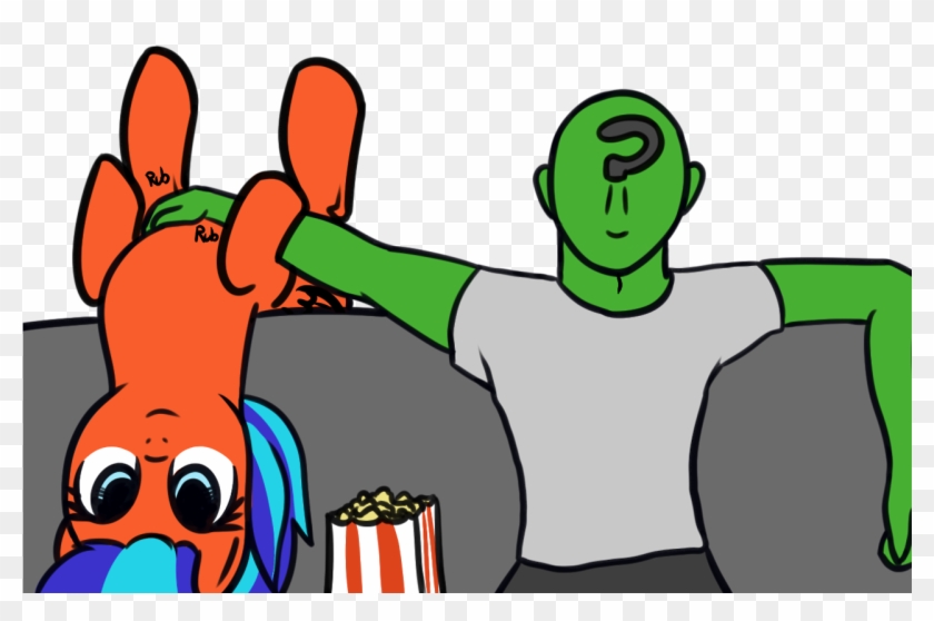 Neuro, Bellyrubs, Food, Human, Oc, Oc - Cartoon - Full Size PNG Clipart ...