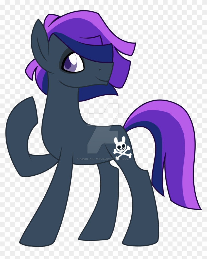 Azure Art Wave, Earth Pony, Male, Obtrusive Watermark, - Cartoon - Full ...