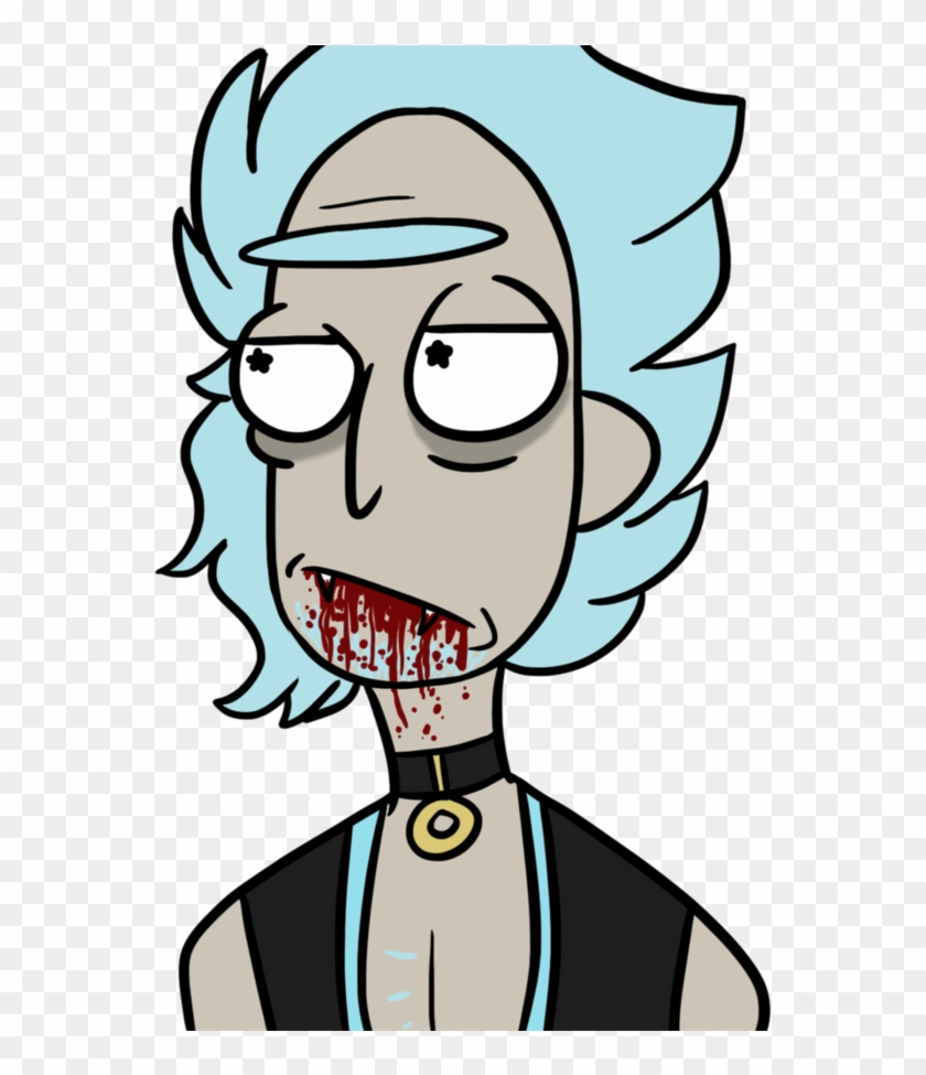 Vampire Rick By Spittingoutthademonz - Cartoon - Free Transparent PNG ...