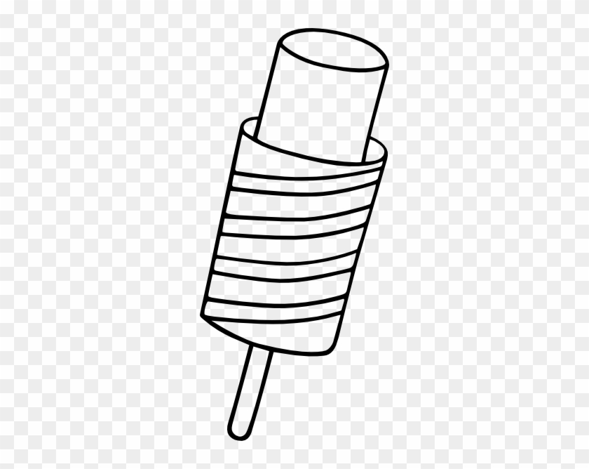 Free Vector Glace 7 Bw Clip Art - Colouring Picture Ice Cream - Full ...