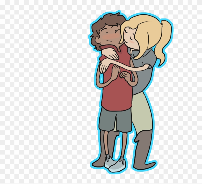Adventure Hug By Silvermender - Cartoon - Full Size PNG Clipart Images ...