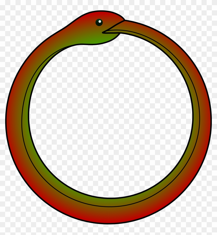 Snake Clip Art - Snake In A Circle - Full Size PNG Clipart Images Download