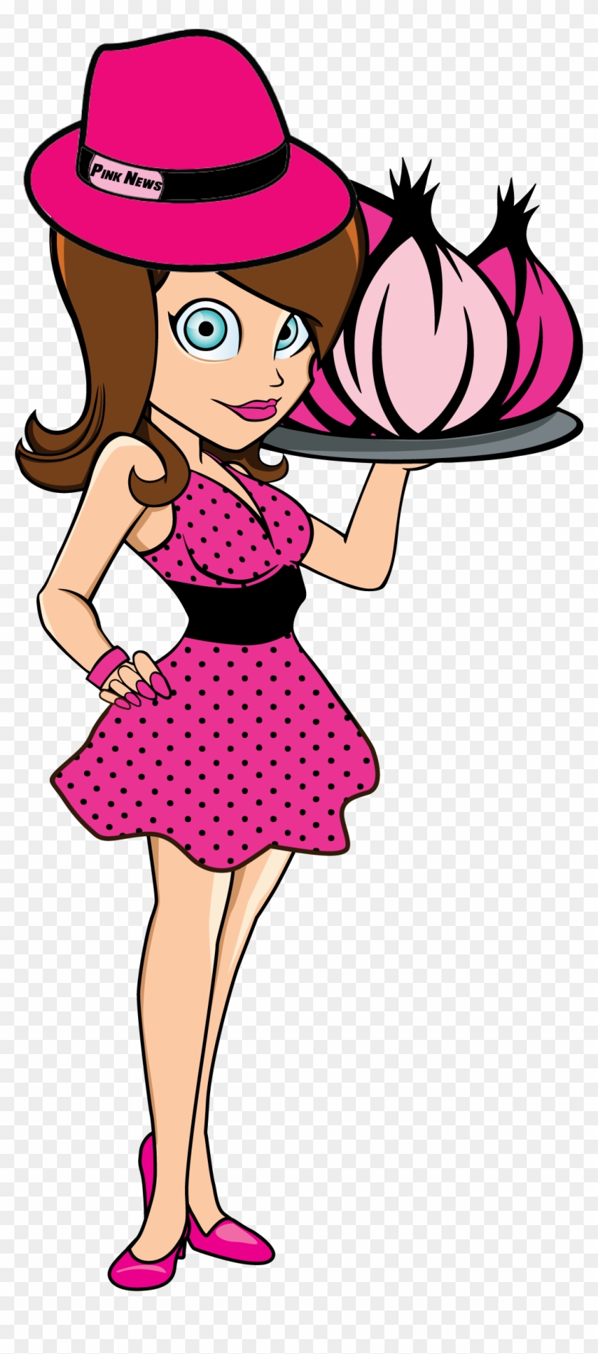 Standing Lady Cutout Pink News - Pinknews - Free Transparent PNG ...