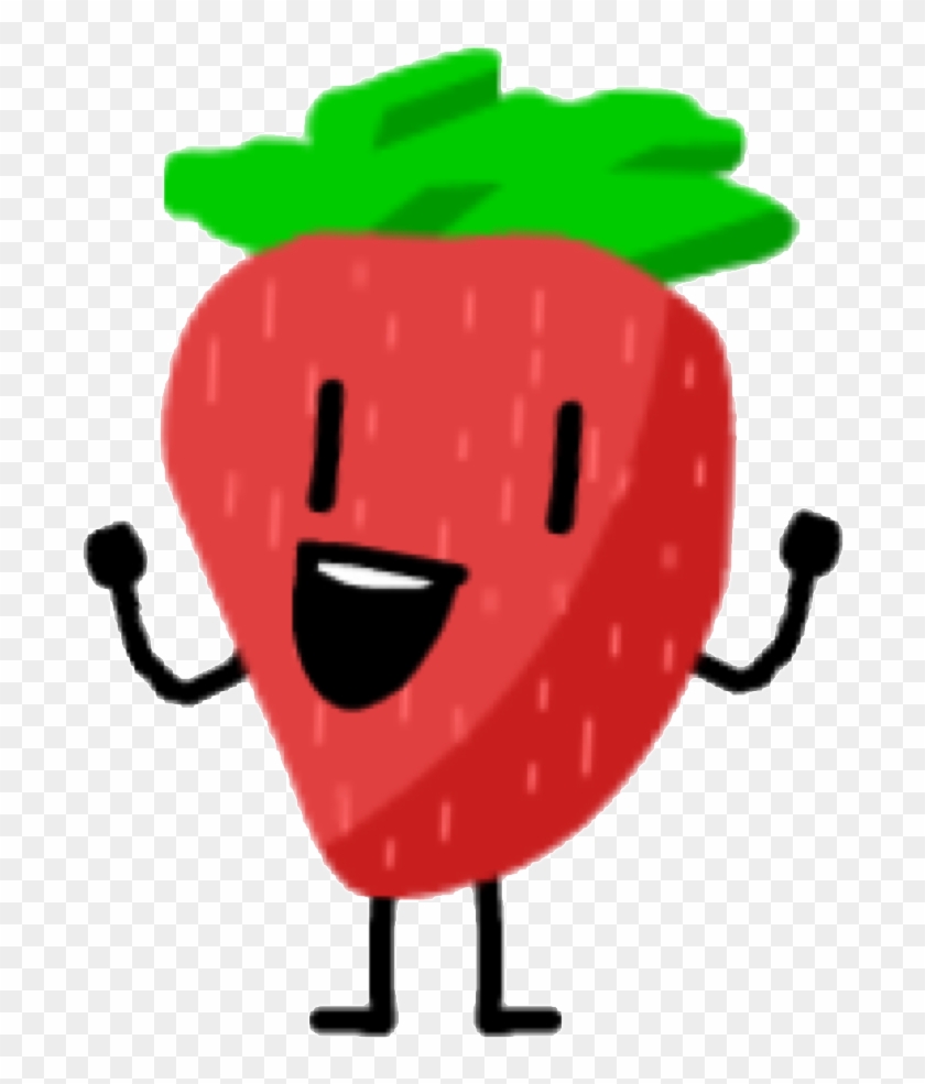 Strawberry Character - Bfdi Strawberry Body - Full Size PNG Clipart ...