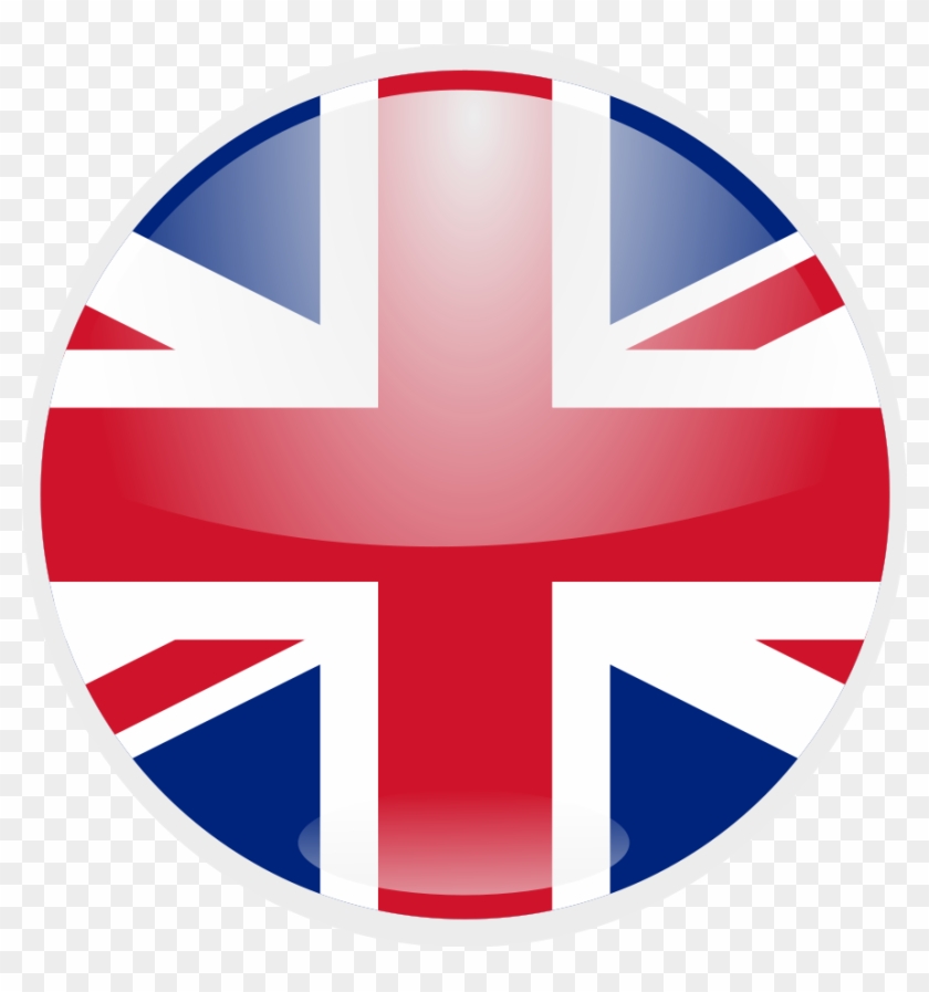 British Flag Round Vector - Full Size PNG Clipart Images Download
