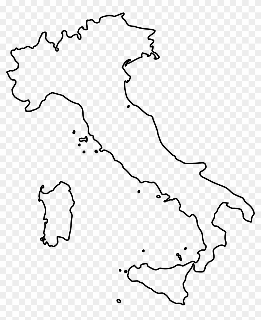 Outline Map Of Italy Printable ~ Free Printable Coloring - Blank Map Of ...