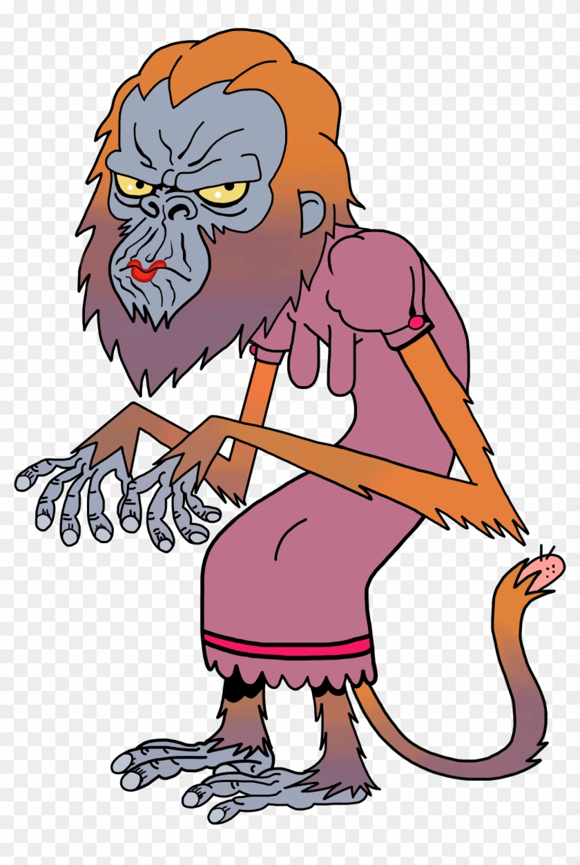 Lucy Simian - Amazing World Of Gumball Miss Simian - Full Size PNG ...