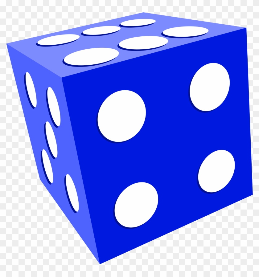 Medium Image - Blue Dice Png - Full Size PNG Clipart Images Download