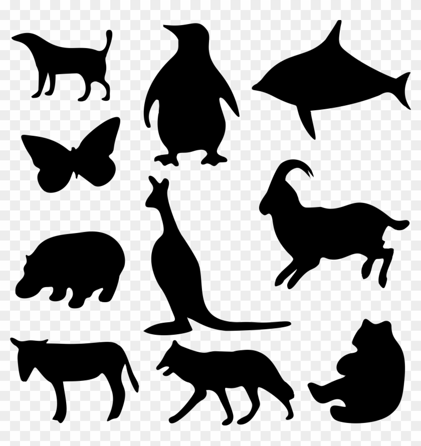 Animal Silhouettes 1 Optimized Icons Png - Animal Silhouettes - Full ...