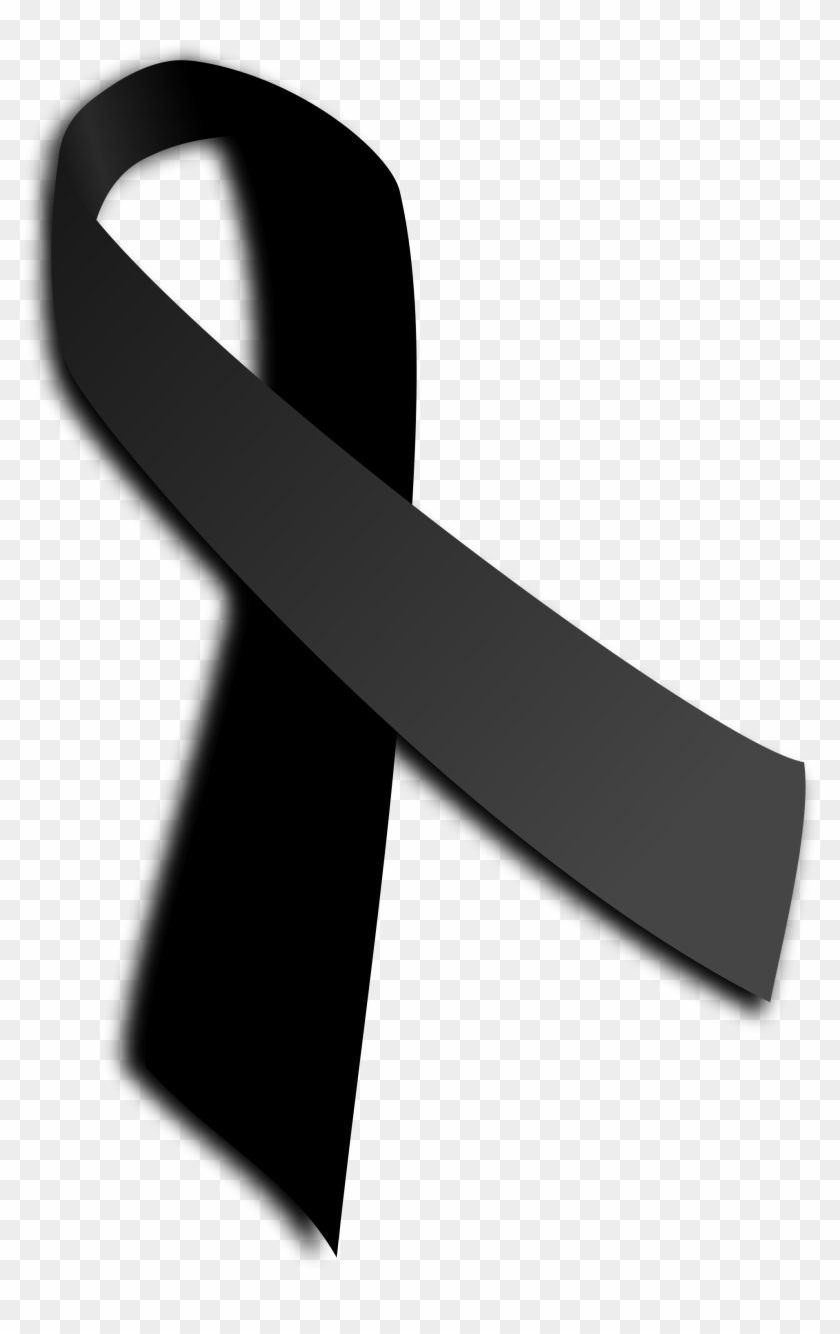 Ribbon Clipart Mourning - Mourning Ribbon - Full Size PNG Clipart ...