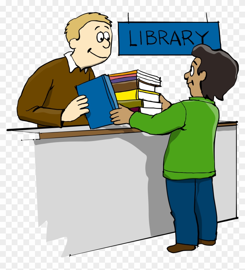 At The Library A - At The Library A - Full Size PNG Clipart Images Download