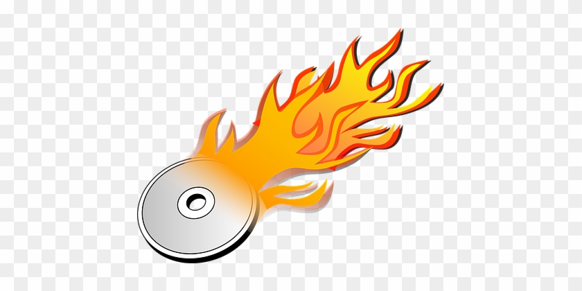 Dvd Burn Burning Hot Fire Flame Dvd Flame - Cd Burning - Full Size PNG ...