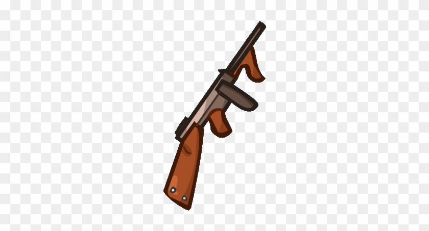 Tommy Gun - Firearm - Full Size PNG Clipart Images Download