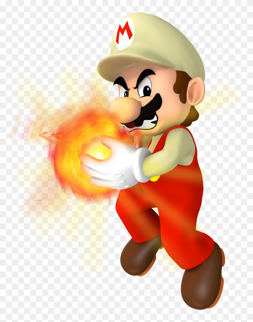 Mario Clipart Fire - Cartoon - Full Size PNG Clipart Images Download
