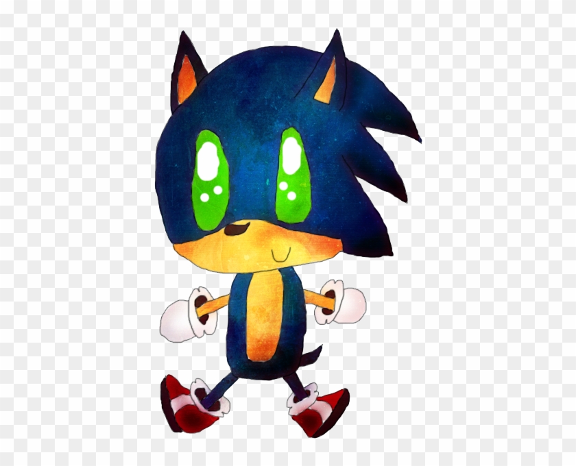 Chibi Sonic By Whispering-doom - Cartoon - Free Transparent PNG Clipart ...