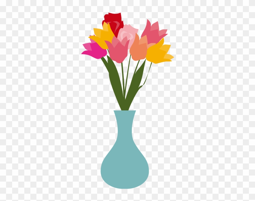 Flower Vase Flower - Clip Art - Full Size PNG Clipart Images Download