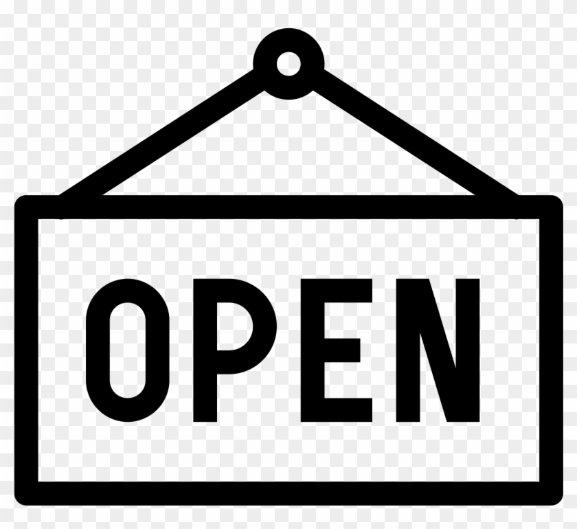 Open Sign Icon - Open Sign Png - Full Size PNG Clipart Images Download