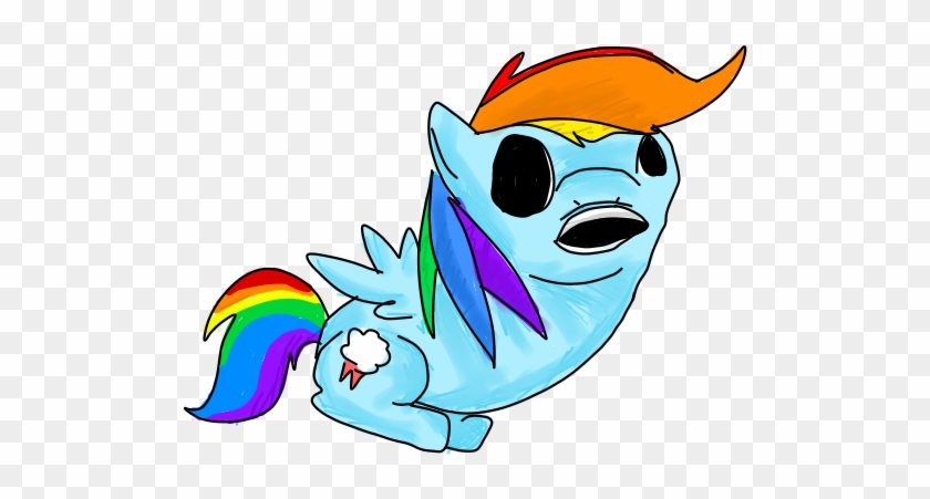 Rainbow Dash Loves To Scoot By Pixonarts - Cartoon - Free Transparent ...