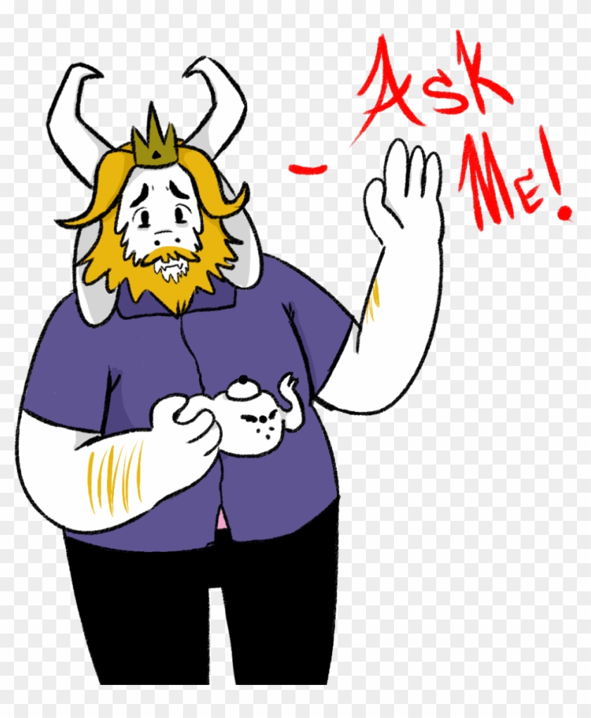 “you Can Ask Me Questions Over Tea ” - Cartoon - Free Transparent PNG ...