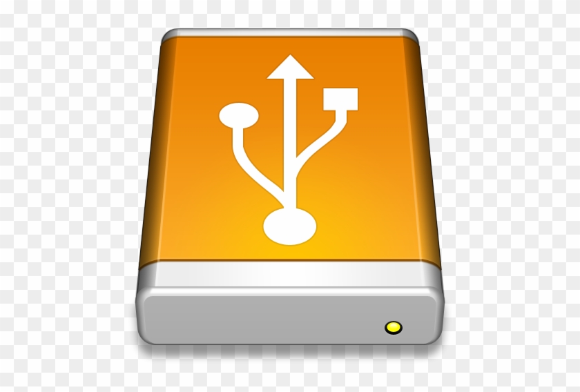 Usb Drive Icon - Mac External Hard Drive Icon - Full Size PNG Clipart ...