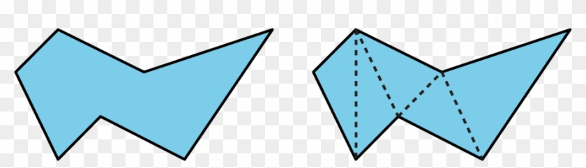 Here Is A Polygon With 7 Sides And One Way To Break - Triangle - Full ...
