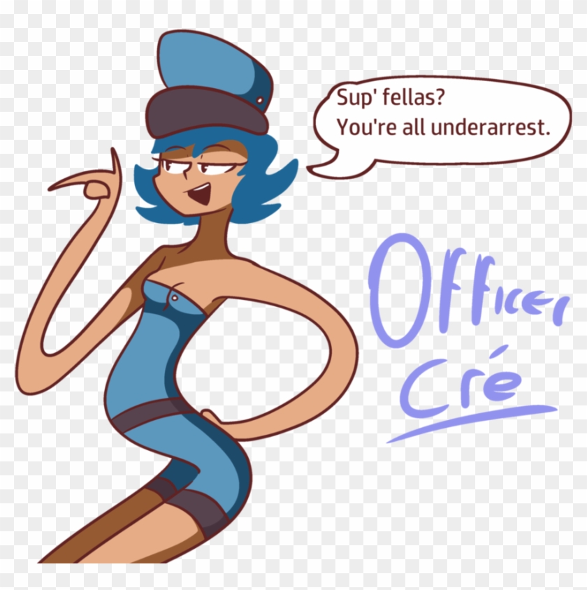 Officer Cre By Spoopyro - Cartoon - Free Transparent PNG Clipart Images ...