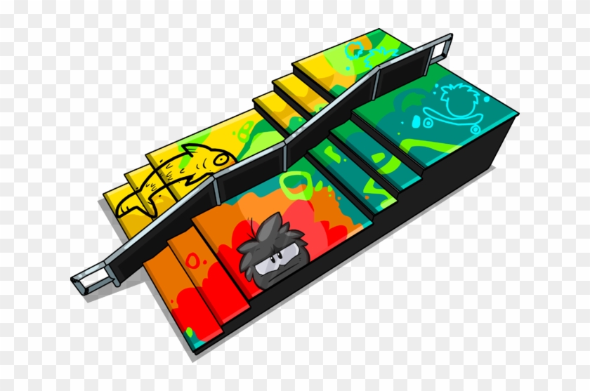 Graffiti Stair Ramp Sprite 002 - Graphic Design - Full Size PNG Clipart ...