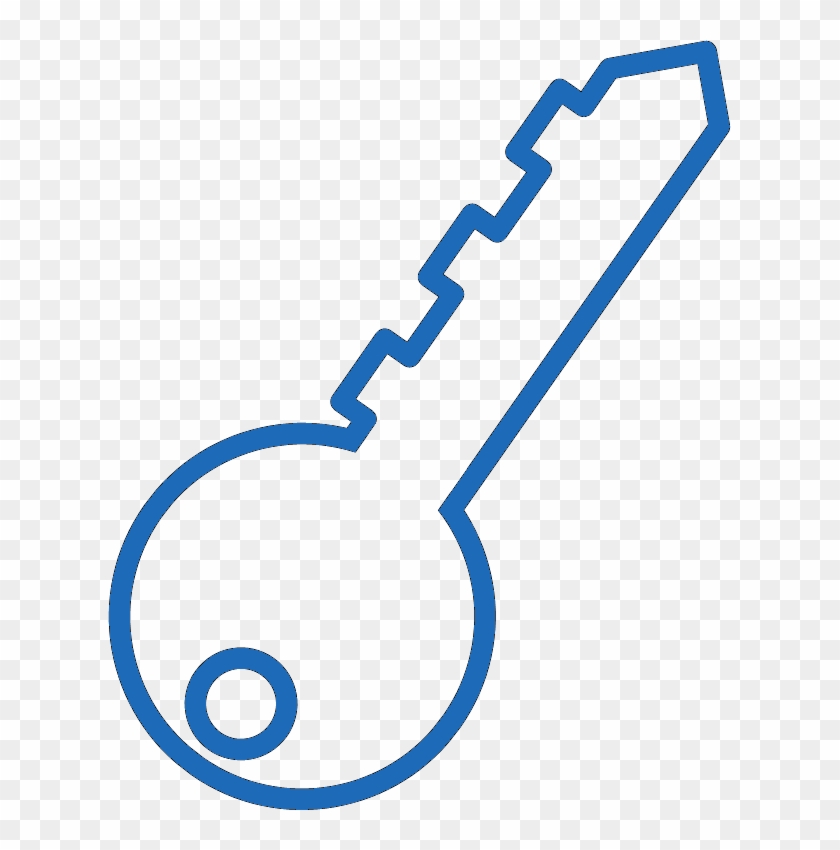 Blue Key - Circle - Free Transparent PNG Clipart Images Download