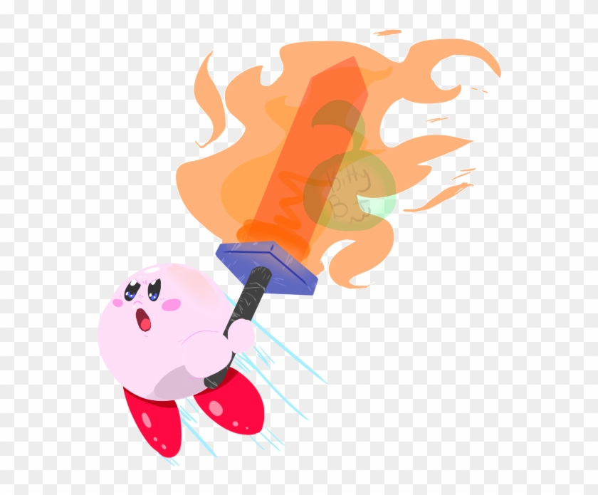 The Flaming Blade By Sgt-x - Cartoon - Full Size PNG Clipart Images ...