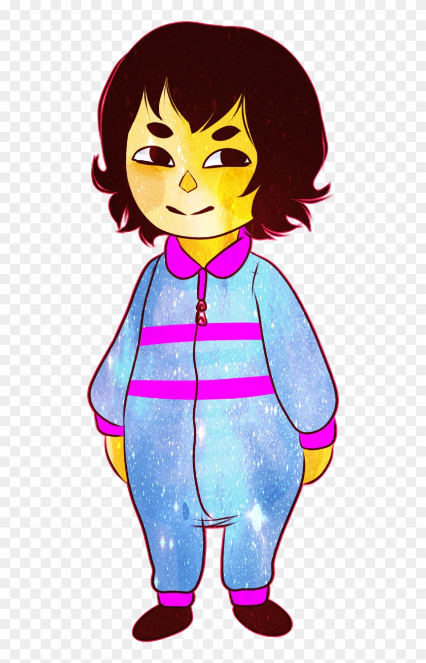 Frisk In A Onesie By Shlomohomo - Cartoon - Full Size PNG Clipart ...