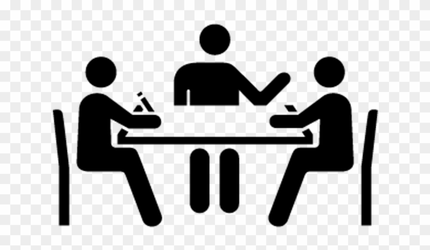 Meetings Black And White - Full Size PNG Clipart Images Download