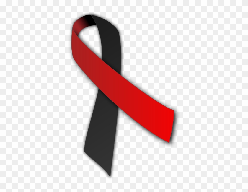 Red And Black Ribbon - Black And Red Ribbon - Free Transparent PNG ...