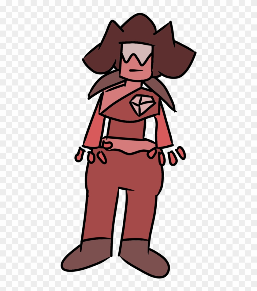 Steven Universe Oc By Musiccrash - Red Diamond - Full Size PNG Clipart ...