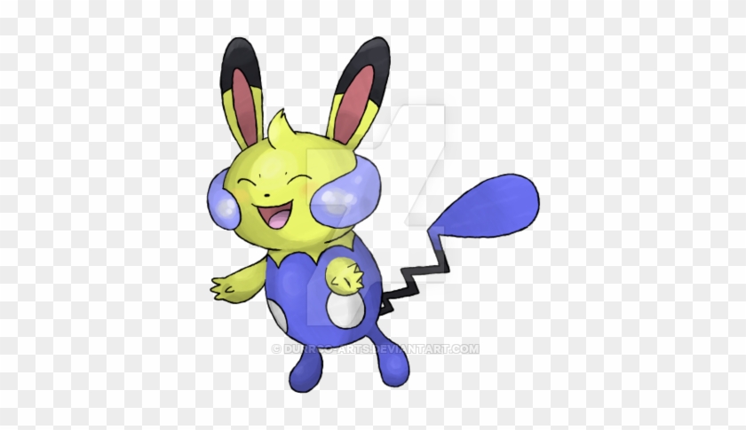 Pikablu, The Float Mouse Pokemon By Durrco-arts - Pokemon Mouse - Full ...