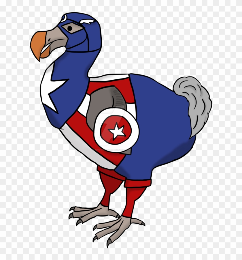 Captain Dodo Of America By Bloodydiva28 - Cartoon - Full Size PNG ...
