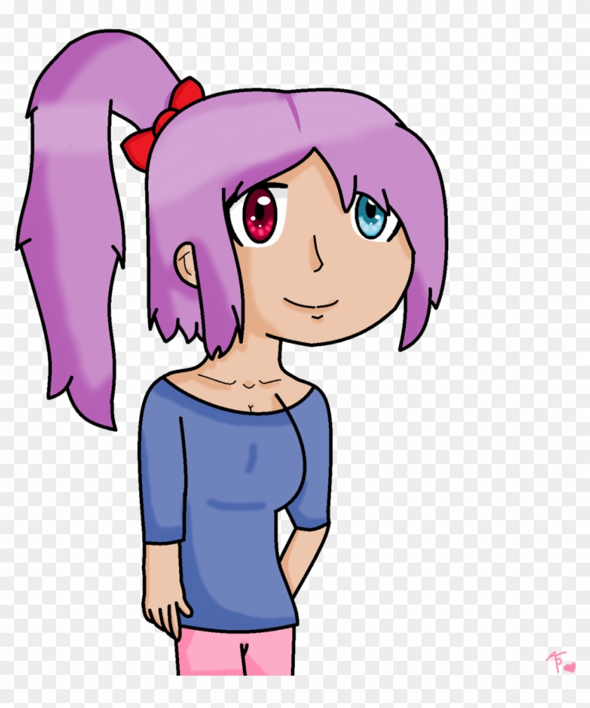 Anime Girl - Cartoon - Full Size PNG Clipart Images Download
