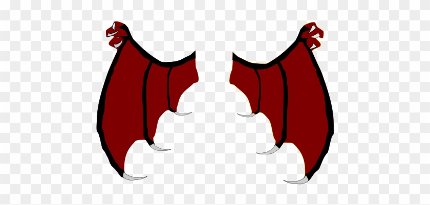 Dragon Wings Vector Stock Red 1 By Crematia18 - Red Dragon Wings Png ...
