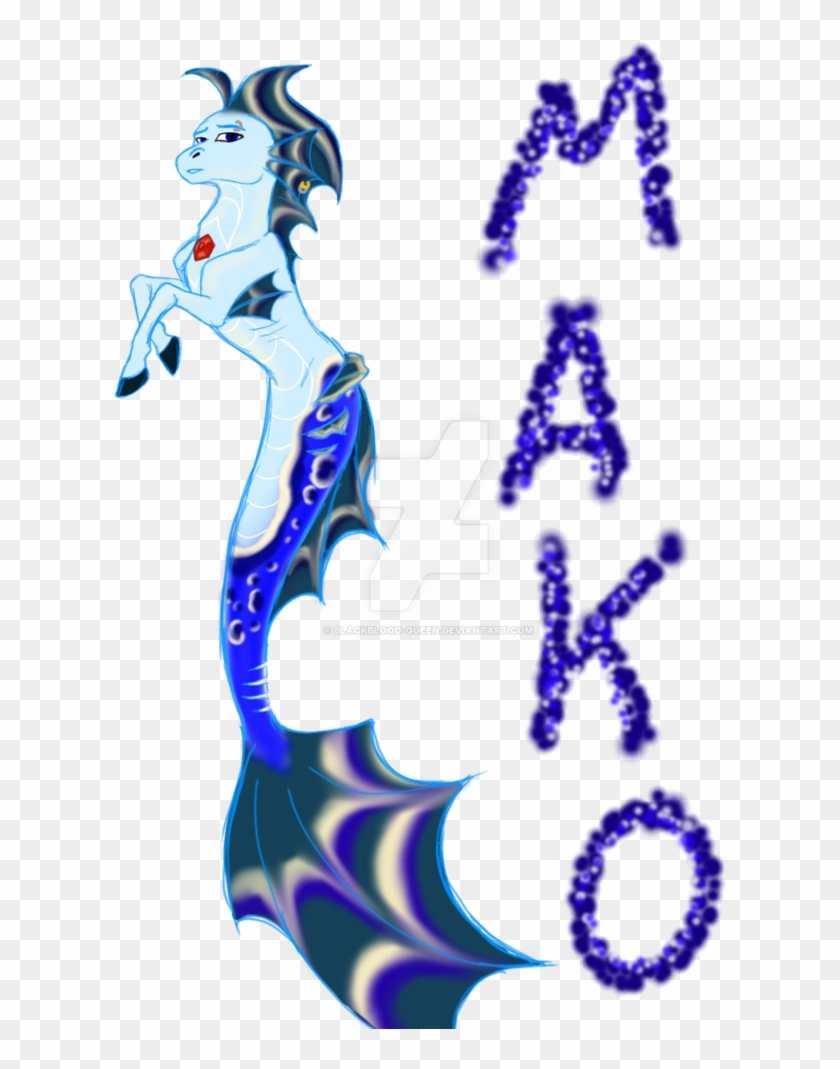 Mlp Oc Mako By Blackblood Queen - Illustration - Free Transparent PNG ...