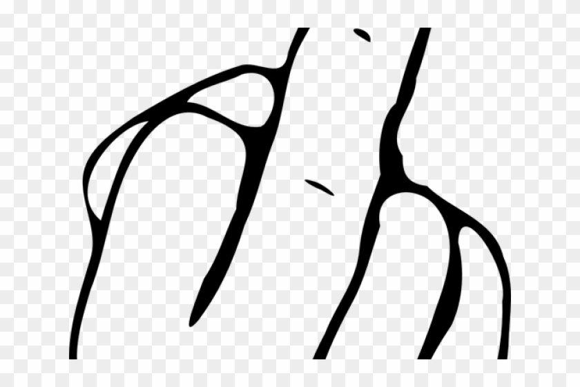 Fingers Clipart Mid - Middle Finger Drawing Cartoon - Full Size PNG ...