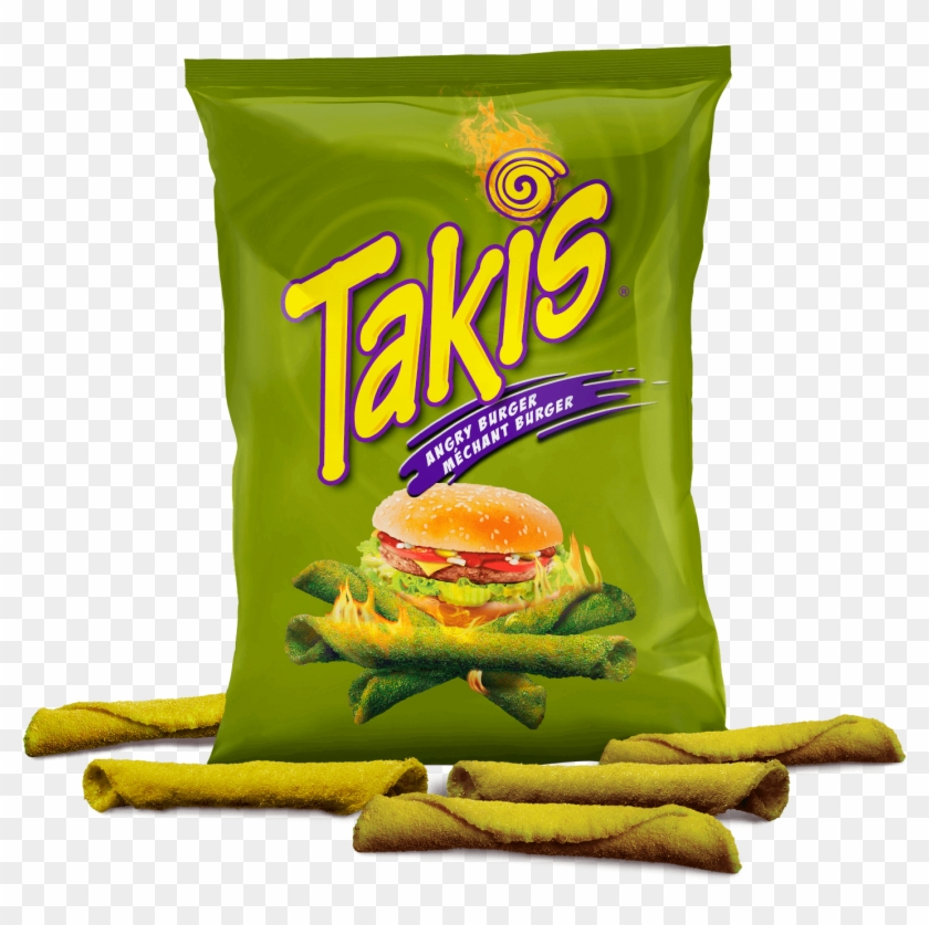 Takis Bag Angry Burger - Barcel Takis Tortilla Chips, Fuego - 9.9 Oz ...