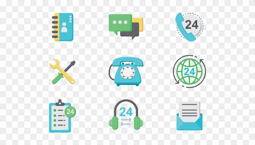 Call Centre Icons Vector - Vector Graphics - Free Transparent PNG ...